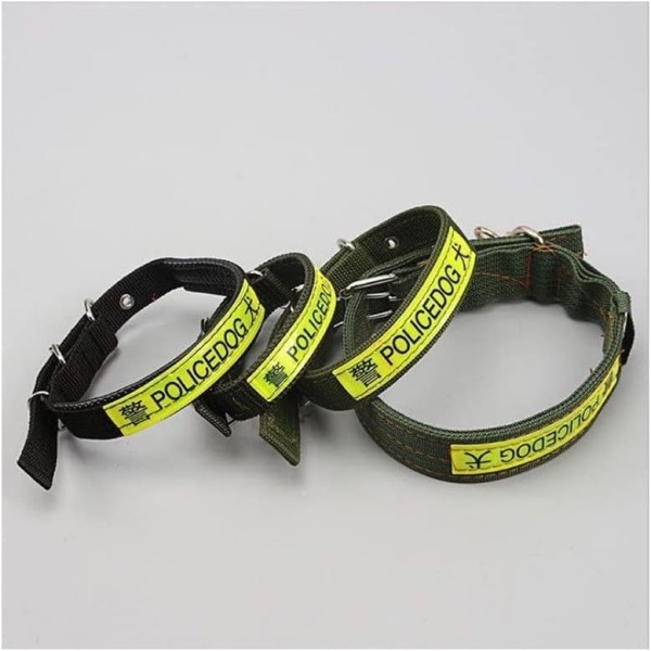 Police Dog Collar – 3 Sizes for All Breeds