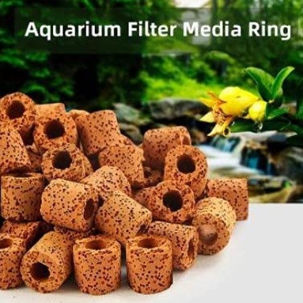 Red Porous Ceramic Ring | Aquarium Filter Media BD