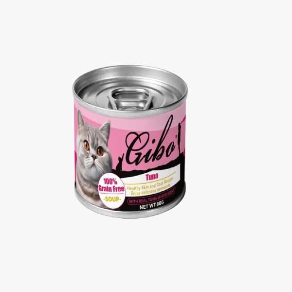Giba Cat Can Food Soup Tuna 80g – Healthy Skin & Coat